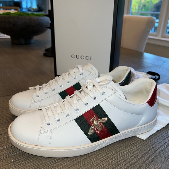 Gucci | Shoes | Mens Gucci Embroidered Sneakers 9 | Poshmark